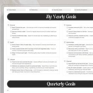 Digital Download New Year Planner for Setting 2026 Goals New Year ...