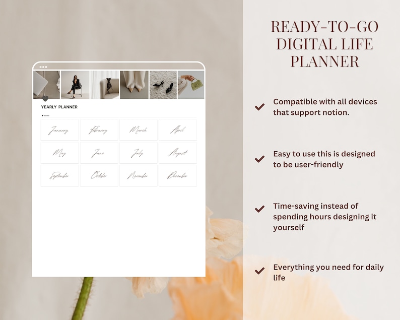 Notion Template for Daily Weekly and Monthly Planning Calendar Notion ...