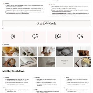 Notion Goal Planner Template for Quarterly Goals and Milestones ...