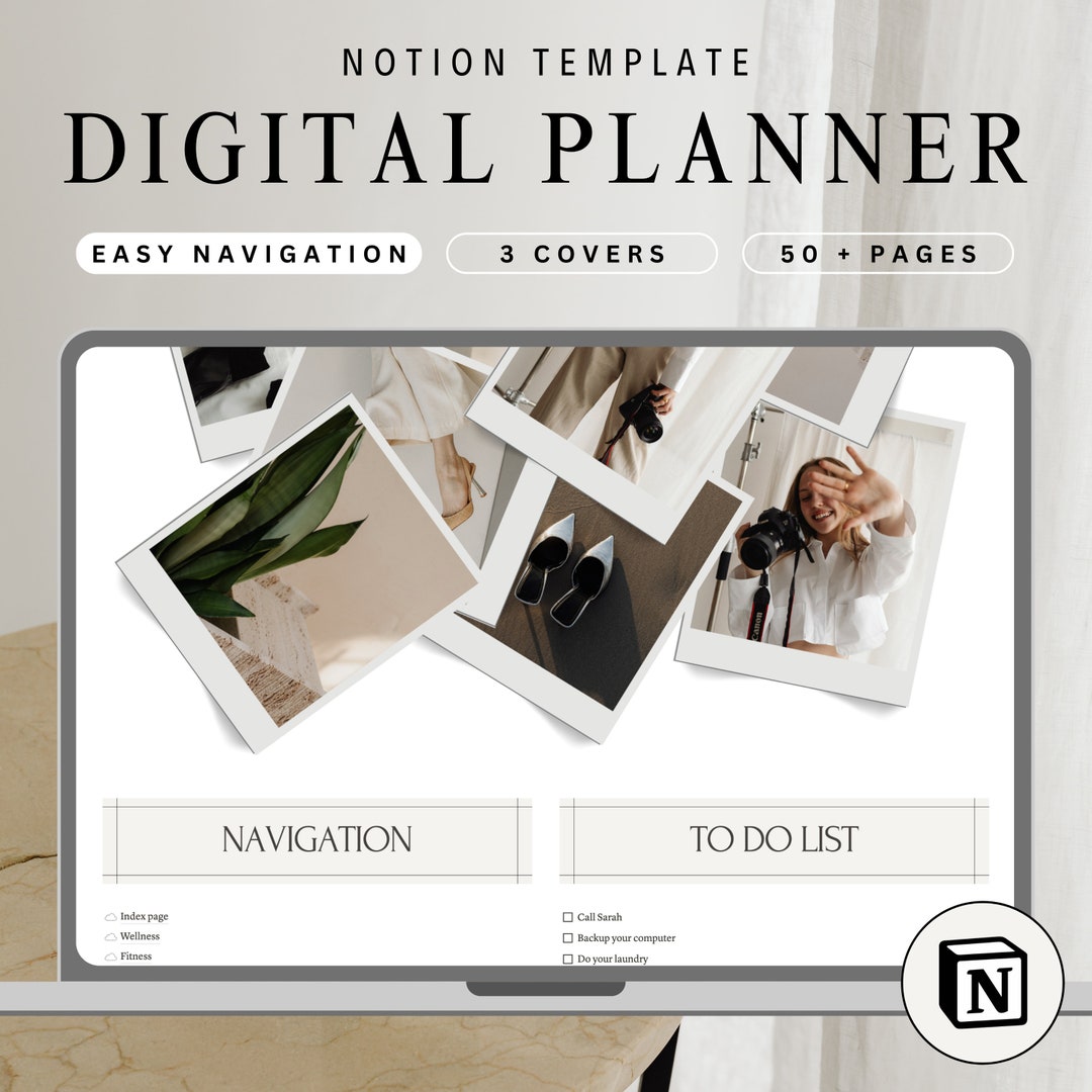Digital Planner 2025 Notion Life Planner Notion Template Aesthetic ...