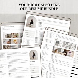 Portfolio Resume Template With Cover Letter Notion Template for Work ...