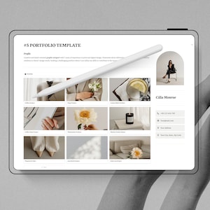 Notion Portfolio Template Resume Digital Customizable Notion Template ...