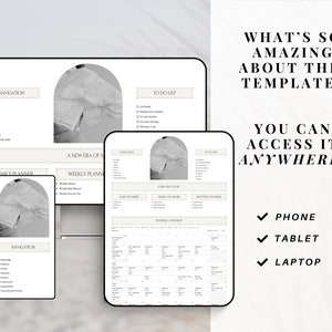 Minimalist Beige Notion Planner Template With Photo Insert All-in-one ...