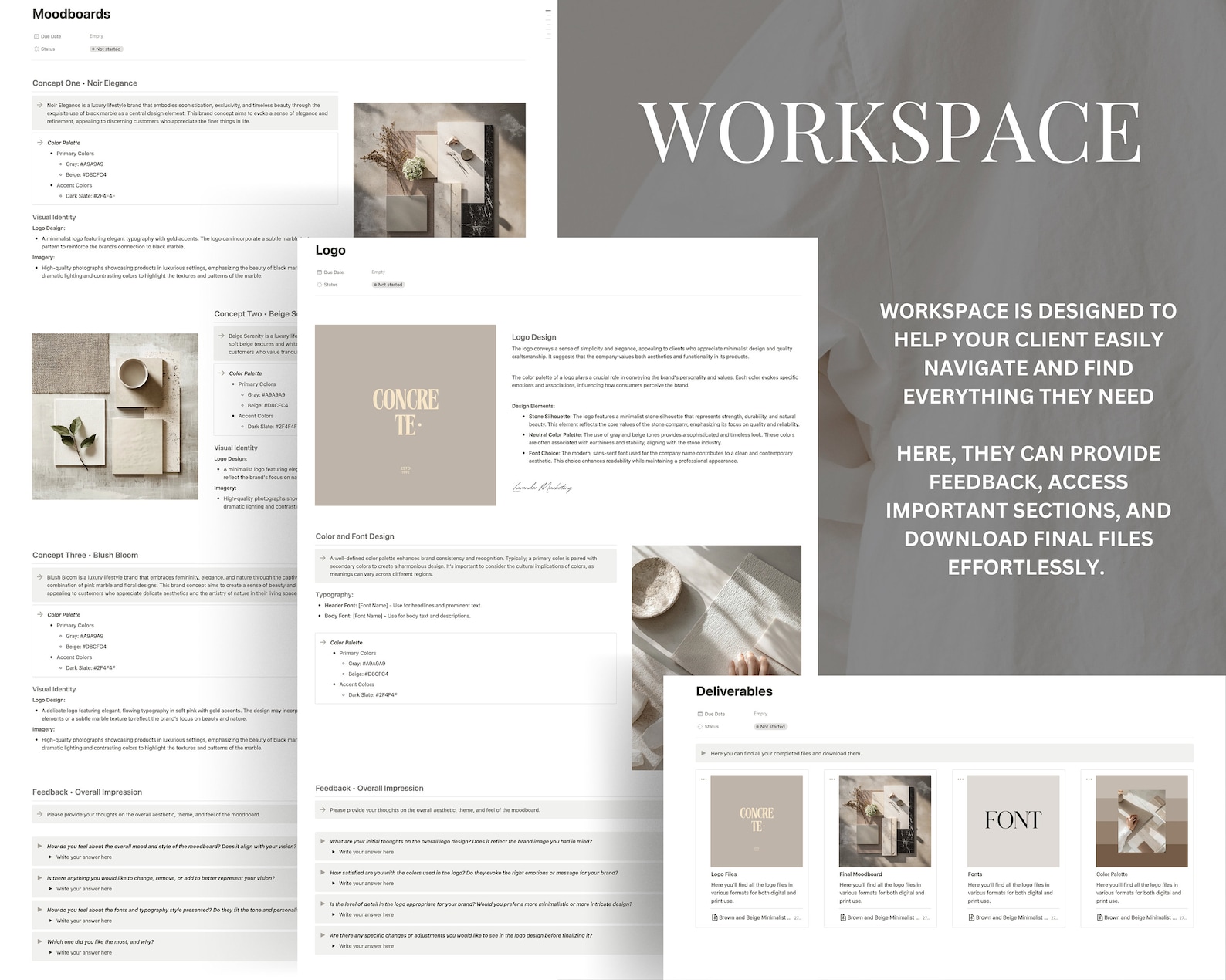 Notion Client Portal Template Client Management Dashboard for ...