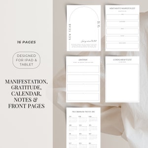 New Year Resolution Planner Template for Goodnotes New Years ...