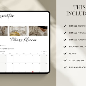 Daily Workout Calendar App Aesthetic Fitness Schedule for Females ...