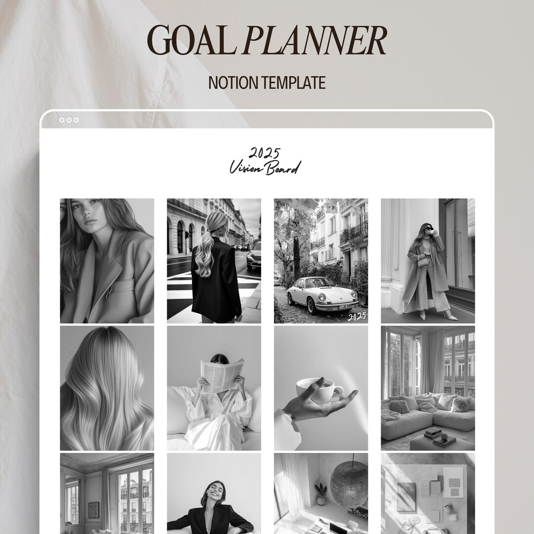 Achieve Your 2026 Goals With Notion New Year Goals & Vision Board ...
