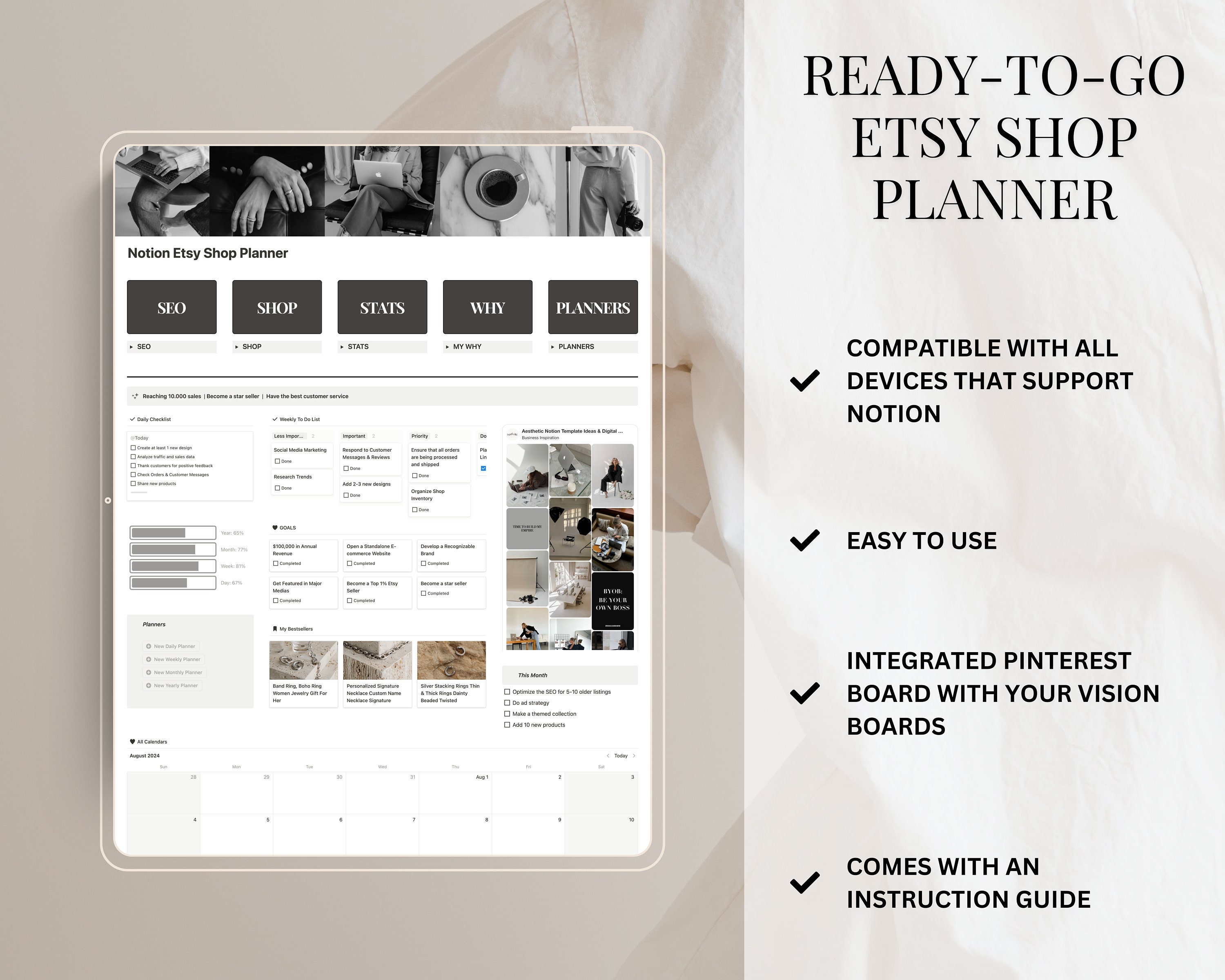Professional Notion Template for Business Planning and Management ...