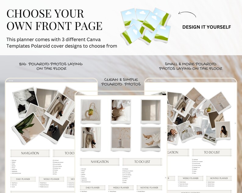 Aesthetic Beige Notion Life Planner Template 2025 With Vision Board Notion Template Creative ...