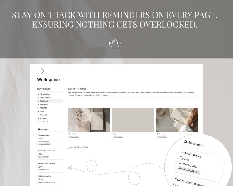 Notion Template Client Portal Notion Client Dashboard Project Management Notion Client Tracker ...