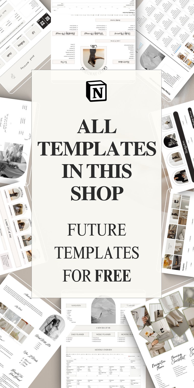 Ultimate Notion Templates Bundle for Productivity Notion Bundle Kit ...