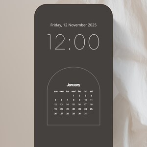 2025 Calendar Wallpaper for Phone Digital Background Calendar Wallpaper ...