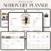 Beige Notion Planner Cute Templates for Life Planning and Organization ...
