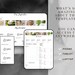 Recipe Book Notion Food Journal Template Meal Planner Calendar Kitchen ...