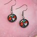 HUNGARIAN POLISH FOLK Style Dangle Earrings Cabochon 12mm - Etsy