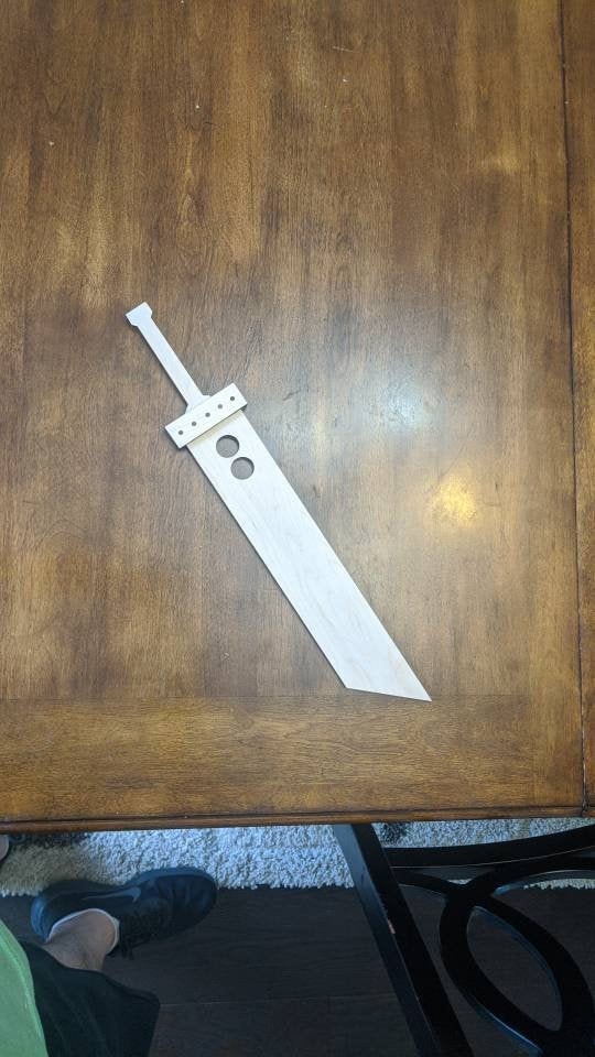 Final Fantasy 7 Buster Sword SVG/PNG for Laser Cutting - Etsy