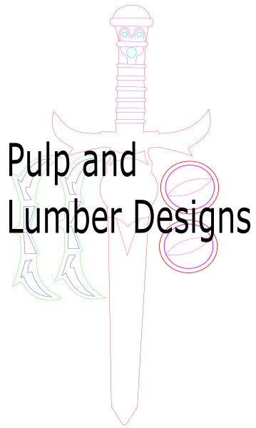 Thundercats Sword of Omens in Dagger and Sword Form for Laser Cutting ...
