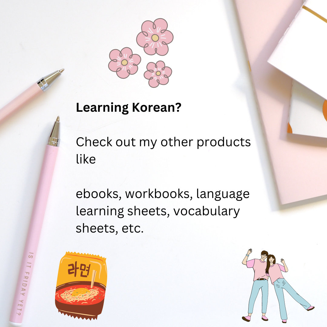 Korean Phrases / Korean Vocabulary / Korean Study for Beginners ...
