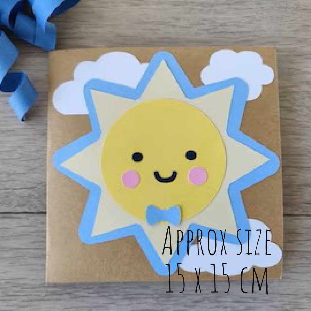 Sunshine Themed Greetings Card. Make Them Smile - Etsy