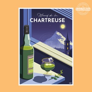 AFFICHE Illustration MASSIF de la CHARTREUSE - Etsy France