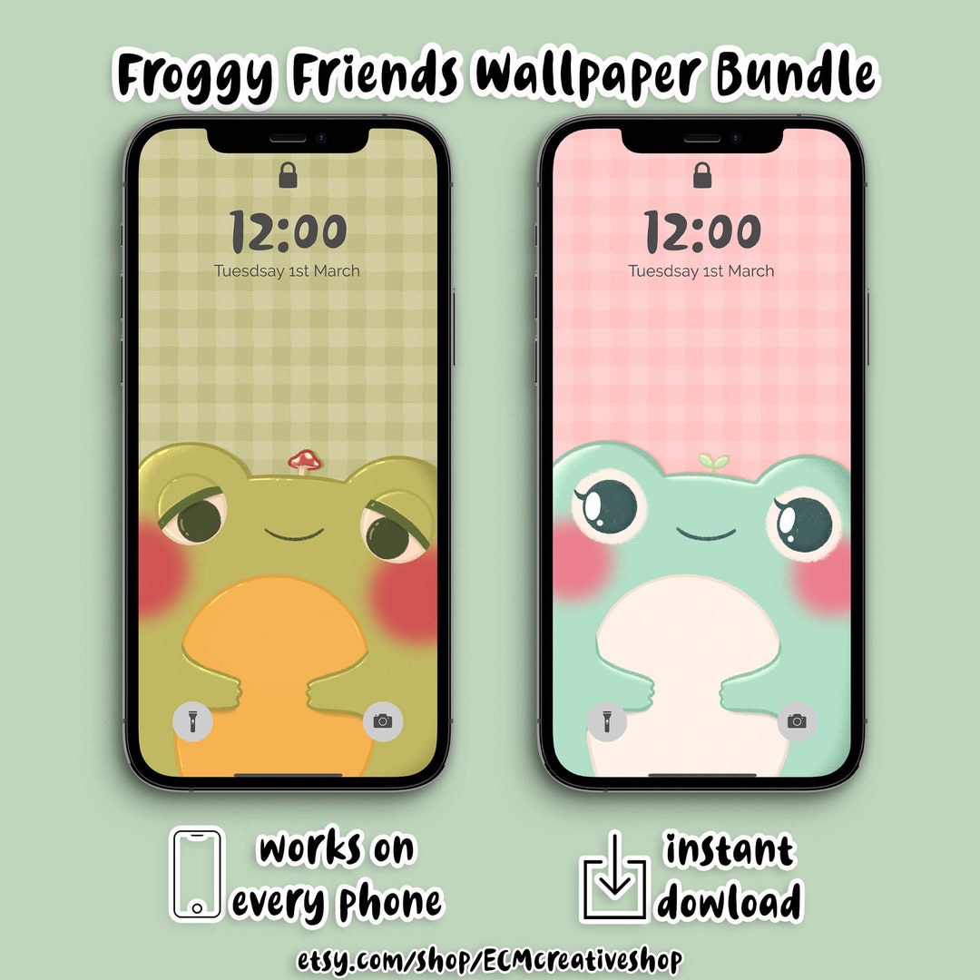 Froggy Friends Animal Crossing Wallpaper for Smartphone - Lily & Henry ...