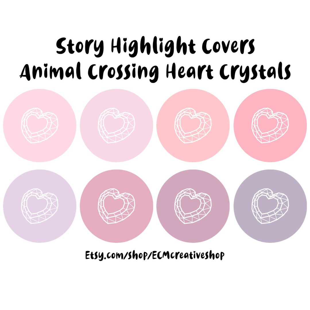 Story Highlight Covers - Animal Crossing Valentine's Day - Pink Purple ...