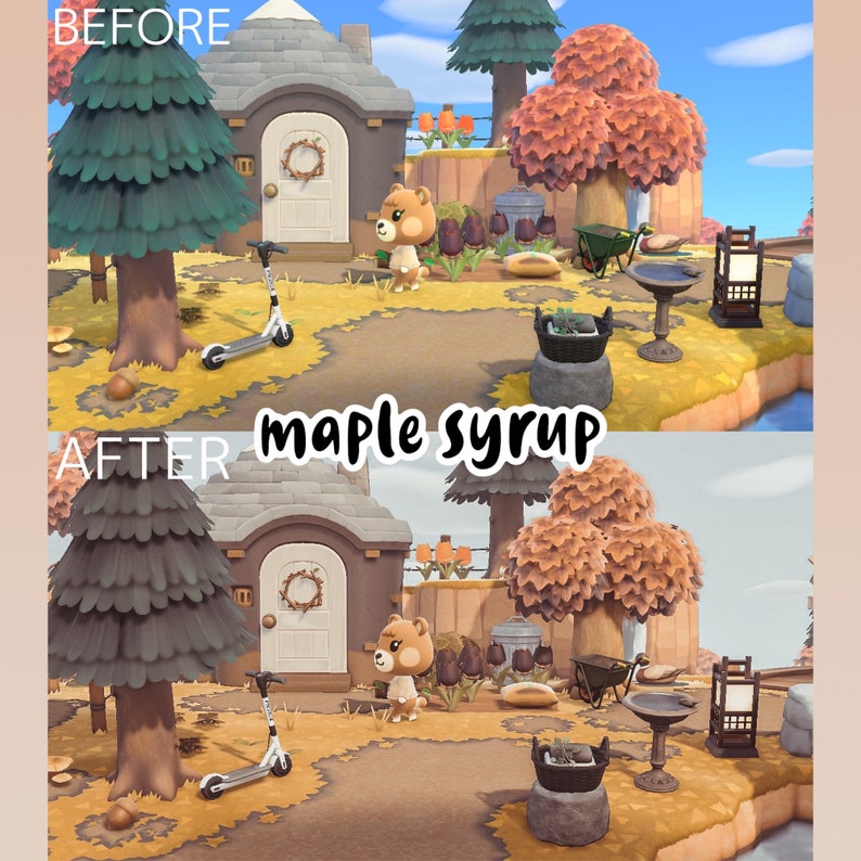 Maple Syrup Preset - Animal Crossing ACNH Preset for Lightroom Mobile ...