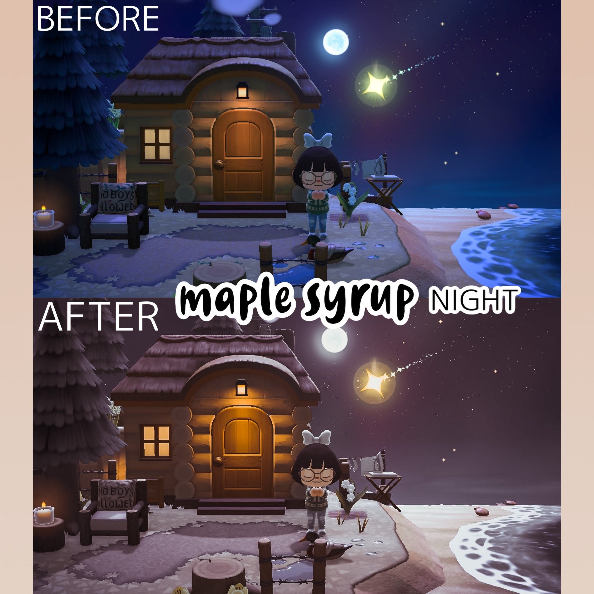 Maple Syrup Preset - Animal Crossing ACNH Preset for Lightroom Mobile ...