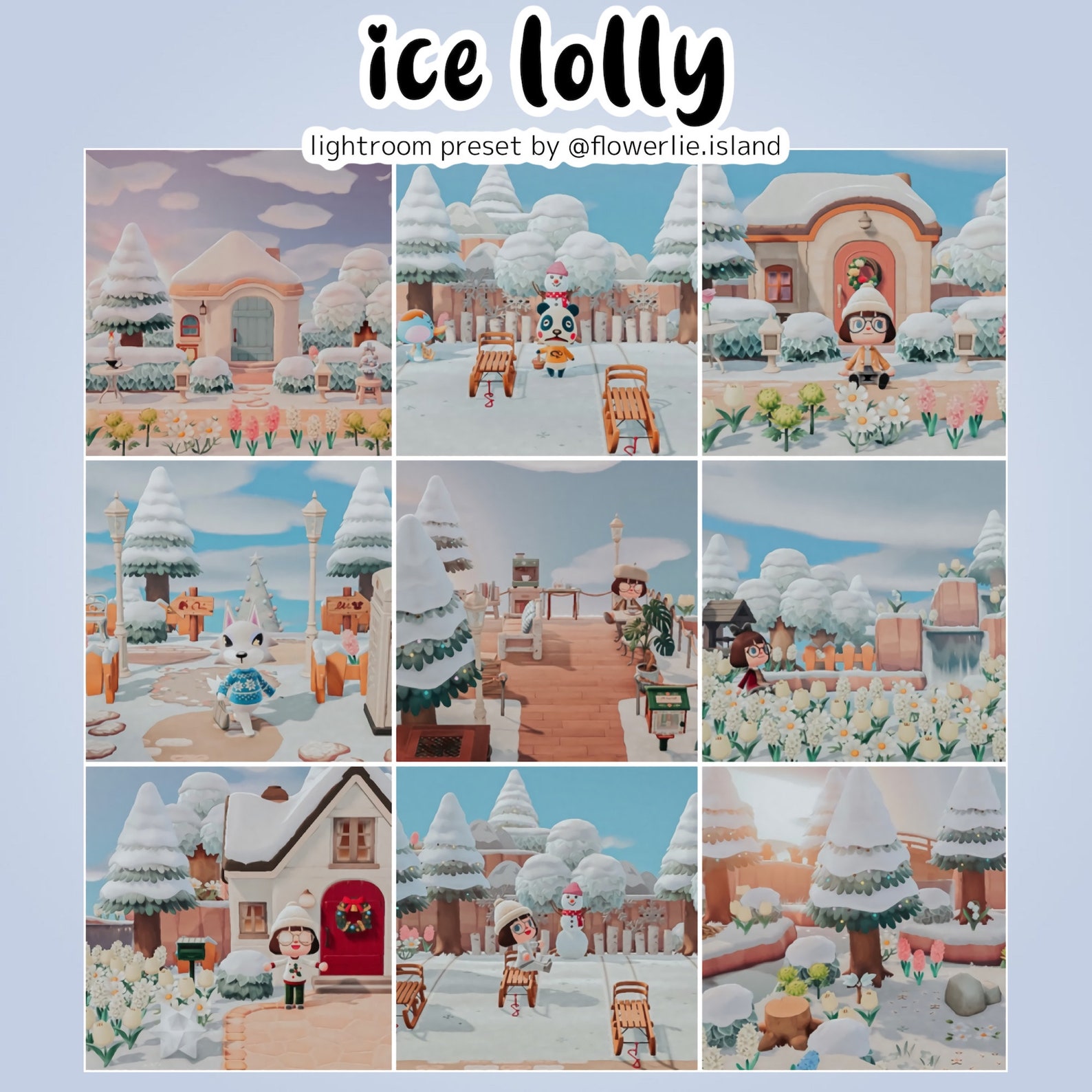 Ice Lolly Preset Pack Animal Crossing ACNH Preset Bundle for - Etsy UK