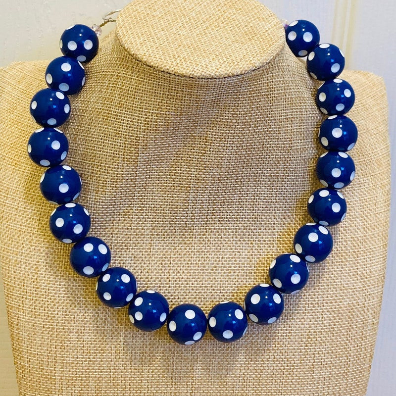 Polka Dot Necklace - Etsy