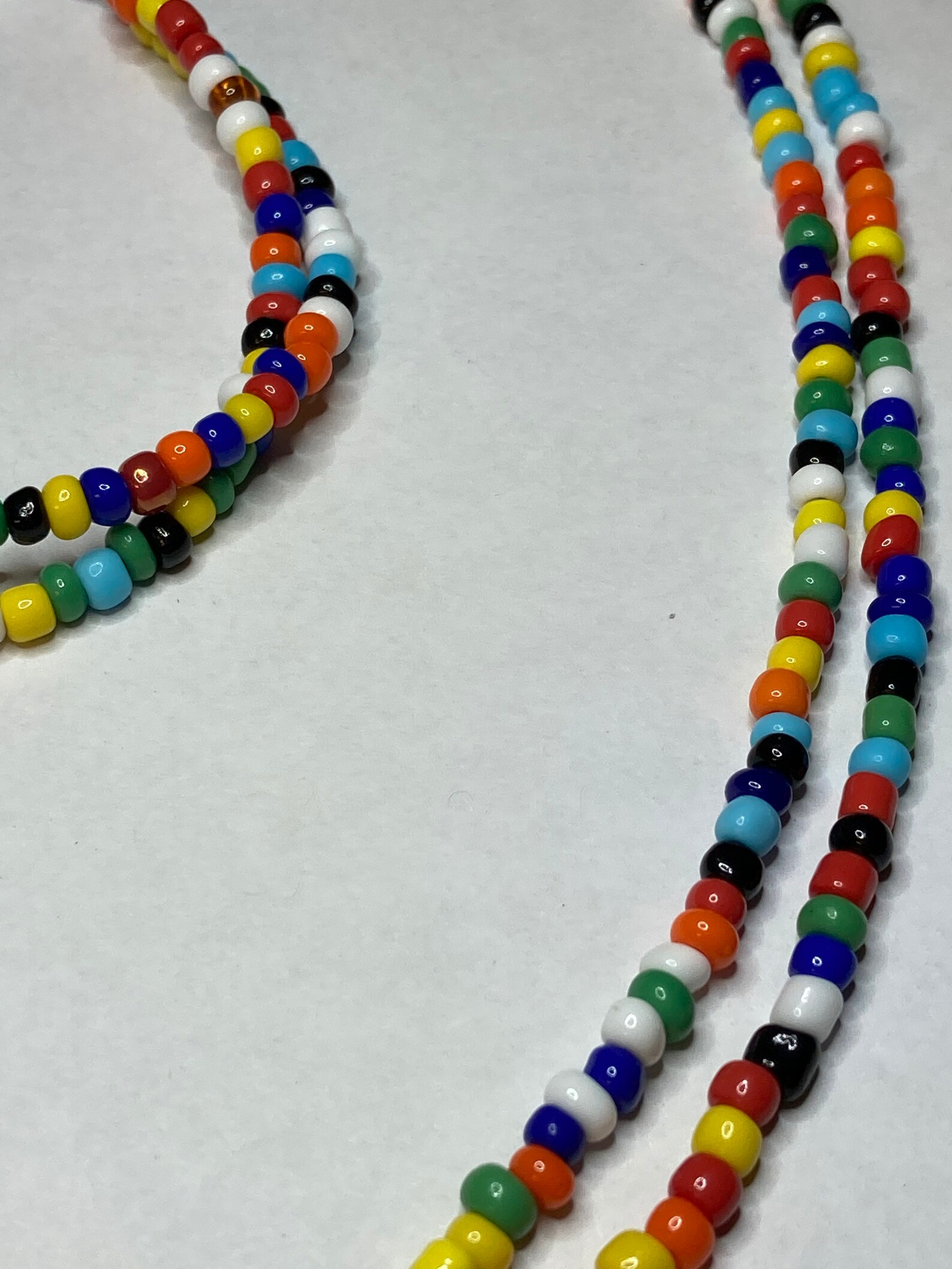 Seed Bead Necklace and Bracelet Set / Multi-color Seed Bead - Etsy