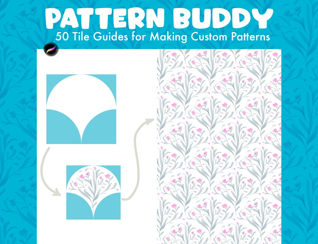Pattern Buddy - 50 Procreate Pattern Brush Guides for You + Another ...