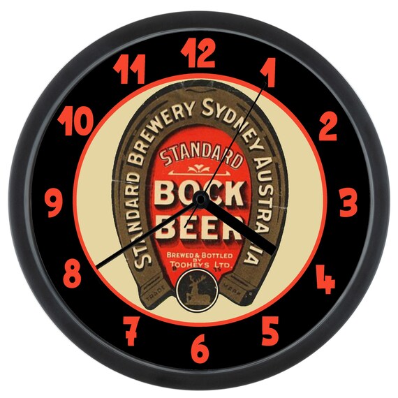 VINTAGE BEER Clock bock Beer Standard Brewery Sydney | Etsy