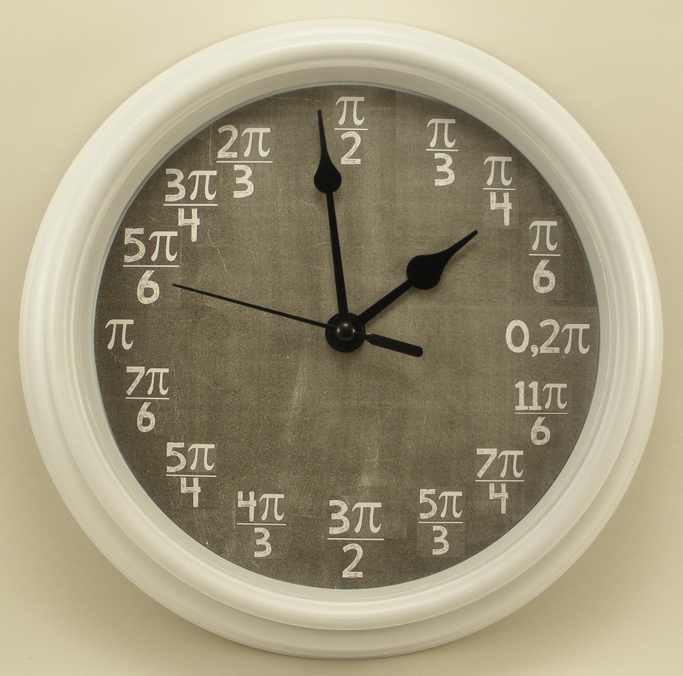 CALCULUS Math Clock, Unit Circle in Radians, Teacher Appreciation ...