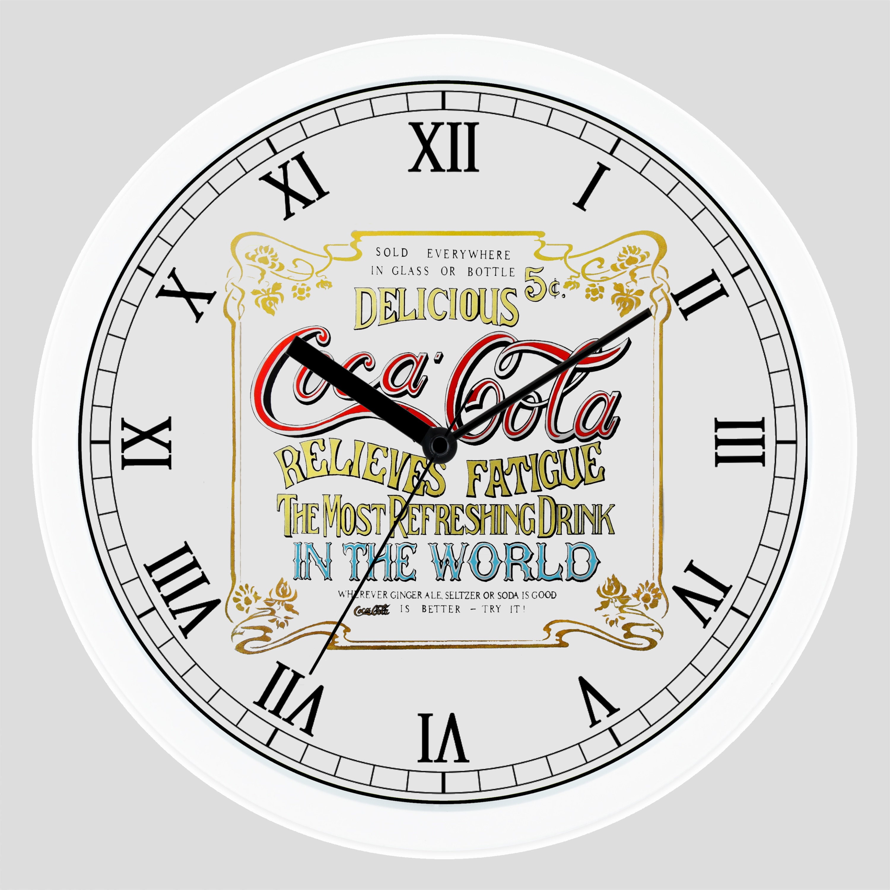 VINTAGE Coca Cola Wall Clock, Retro Wall Clock, Retro Décor, Home Décor ...