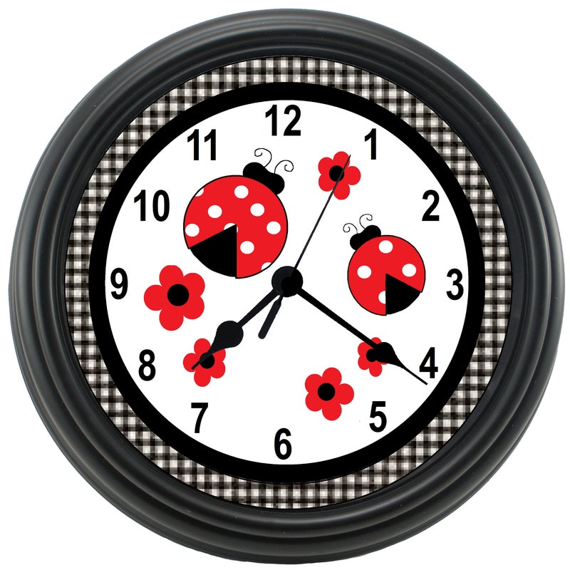 Ladybug Clock - Etsy