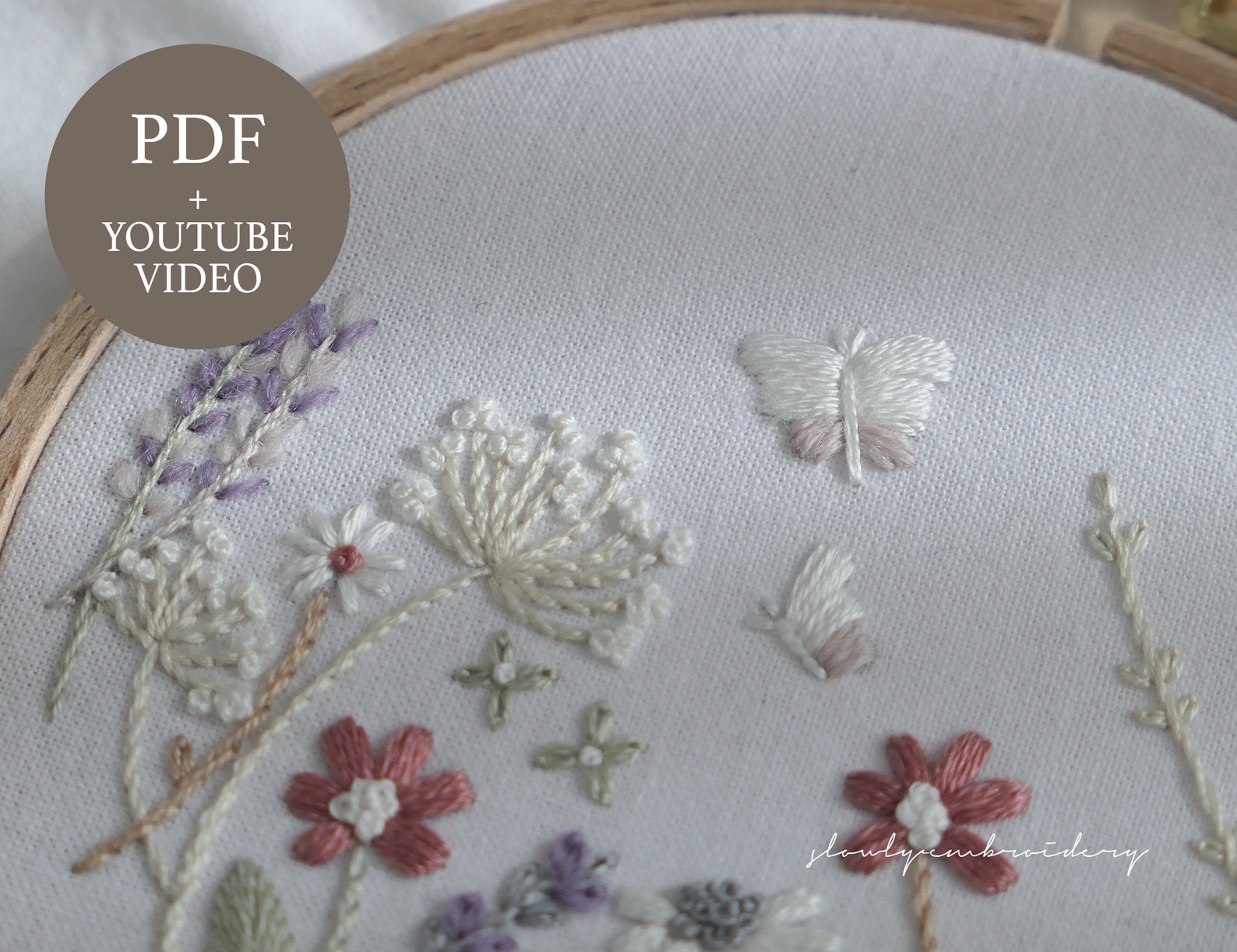 Embroidery PDF Patterns for DIY Enthusiasts. Flower Garden for ...