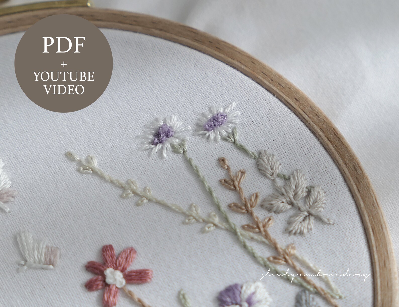 Embroidery PDF Patterns for DIY Enthusiasts. Flower Garden for ...