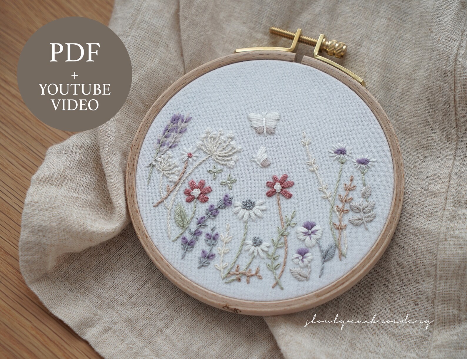 Embroidery PDF Patterns for DIY Enthusiasts. Flower Garden for ...