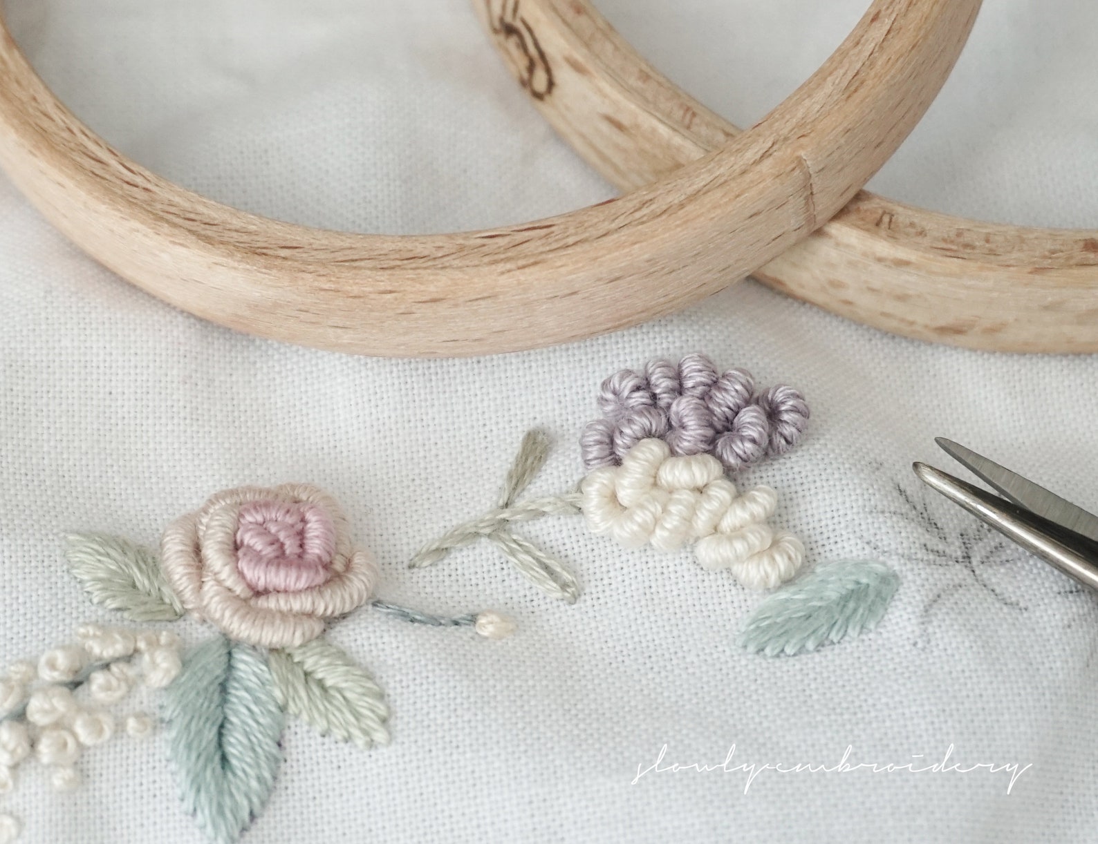 3D Embroidery Flower Embroidery Pattern PDF Pattern Video - Etsy