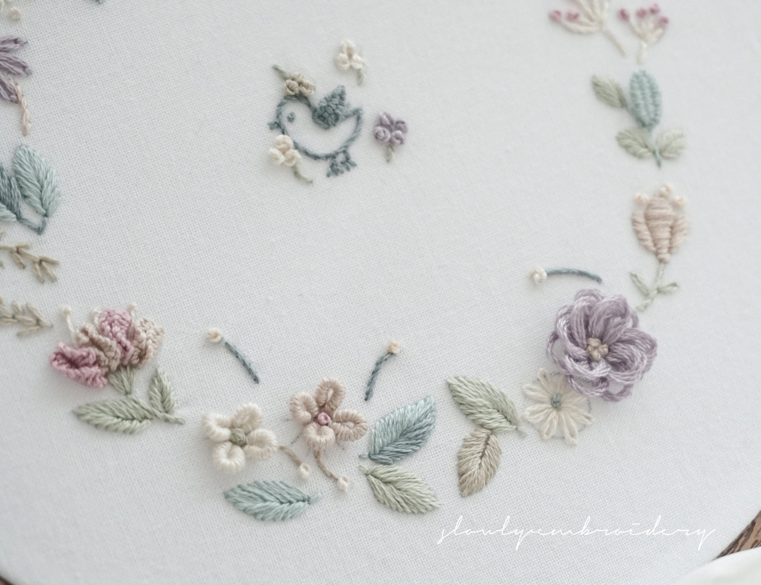 3D Embroidery Flower Embroidery Pattern PDF Pattern Video - Etsy