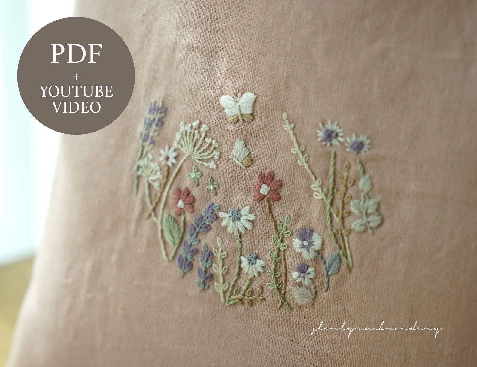 Embroidery PDF Patterns for DIY Enthusiasts. Flower Garden for ...
