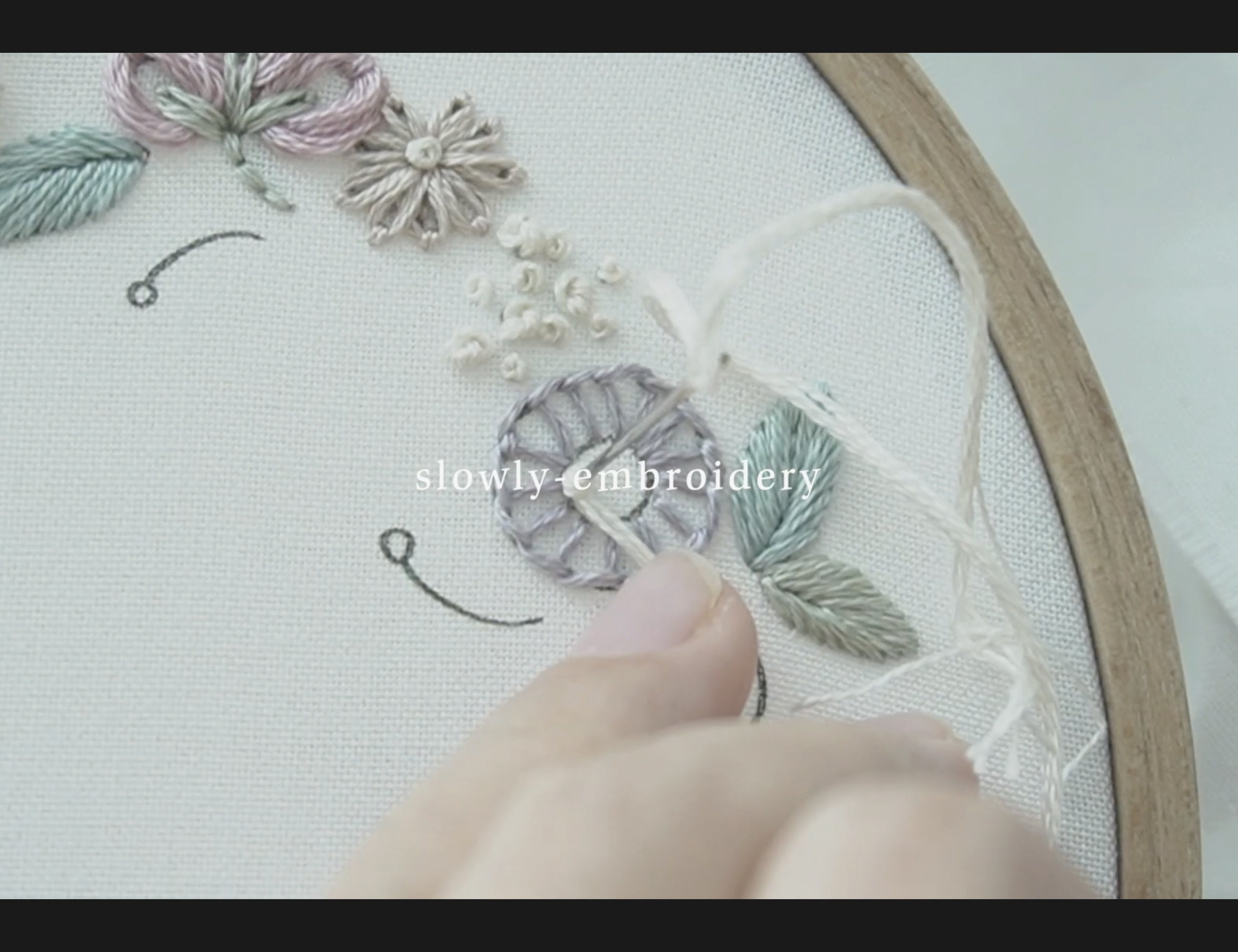 3D Embroidery Flower Embroidery Pattern PDF Pattern Video - Etsy