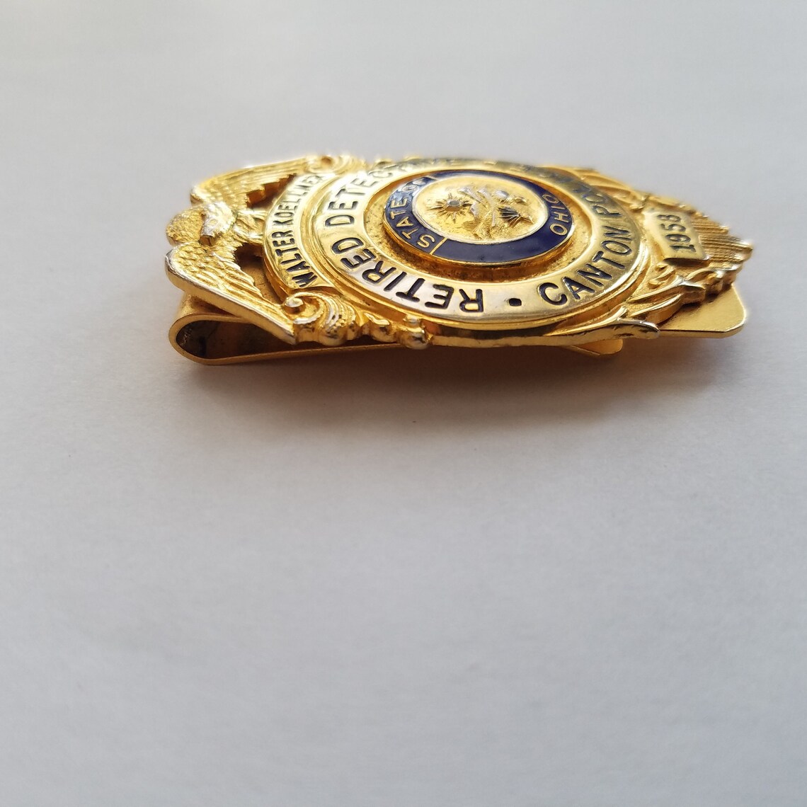 Vintage State of Ohio Retired Detective City of Canton Police ...