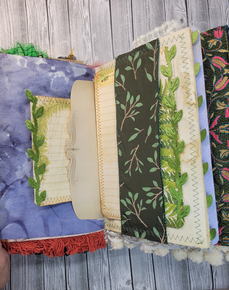 Botanical Garden Junk Journal - Chunky Boho Style Handmade Daily ...