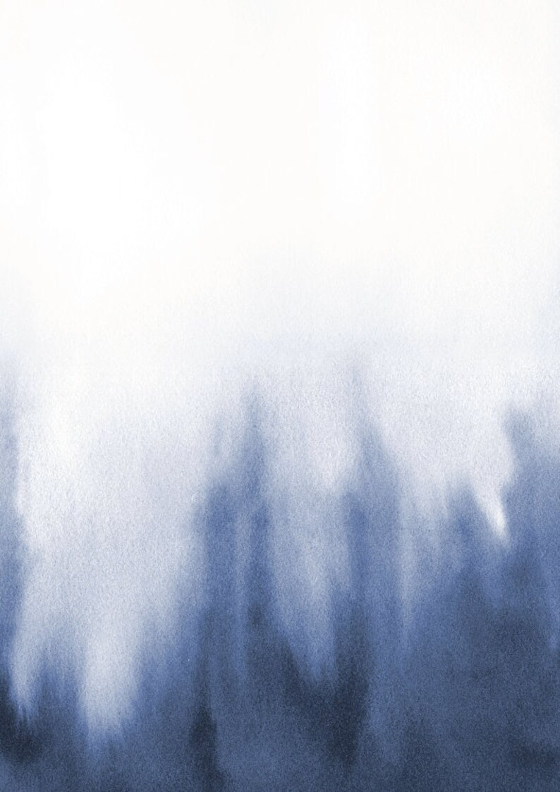 Navy Abstract Wall Art Prints Set of 2 Navy Wall Art - Etsy UK