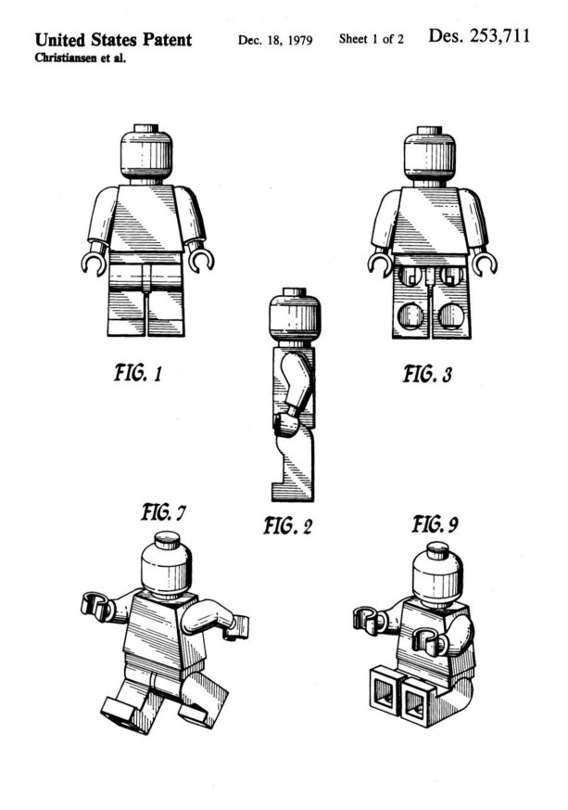 Set Of 2 A4 Lego Patent/Blueprint Wall art Kids Prints | Etsy