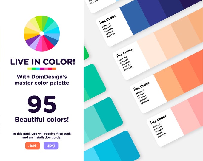 2024 Color Palettes for Branding, Design, Illustration, UI/UX - Modern ...