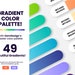 Adobe Illustrator - Gradient Color Palette Swatches DOWNLOAD - Etsy Canada