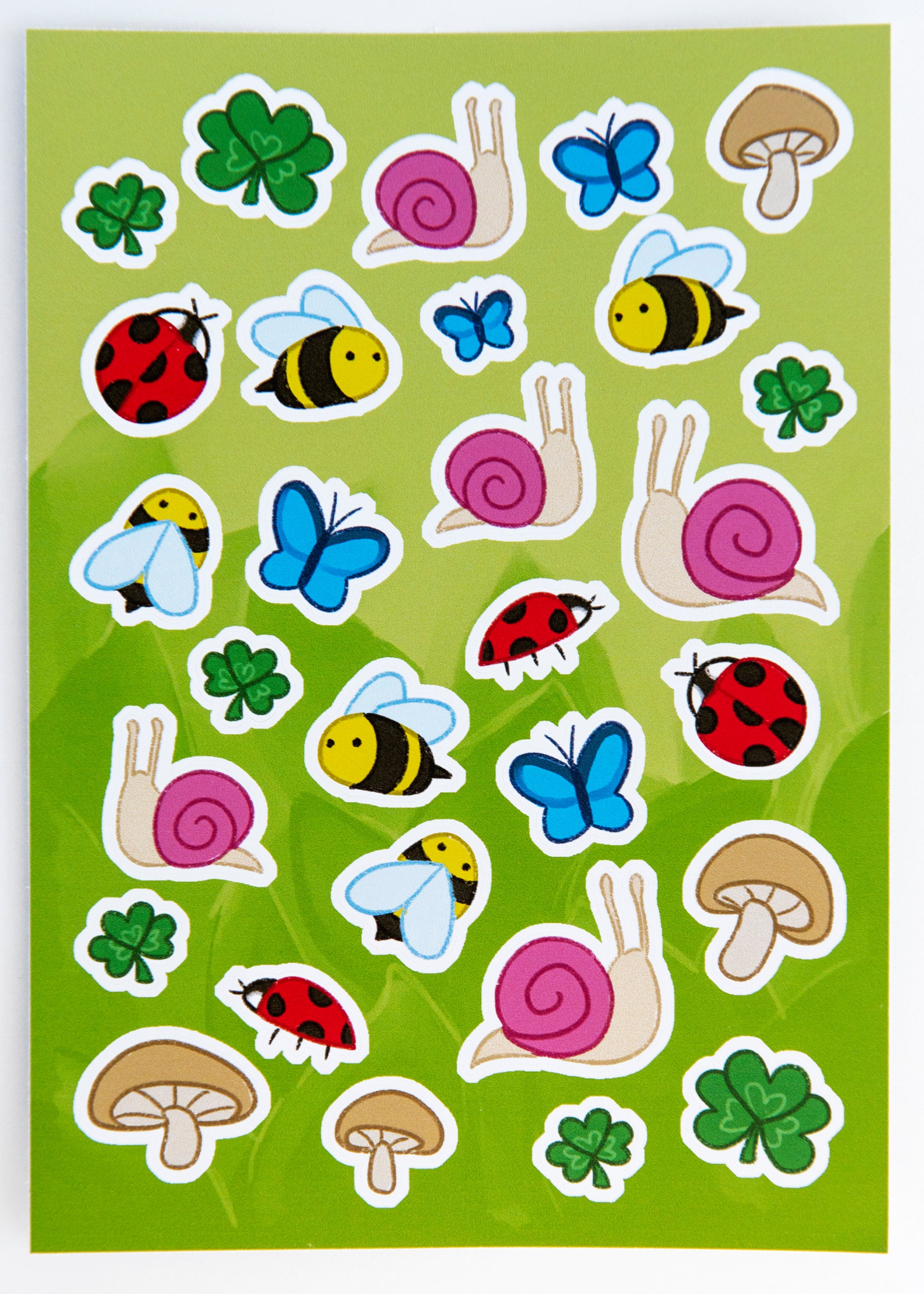 Bug Buddies Sticker Sheet Cute Bug Stickers Ladybug Stickers Bee ...